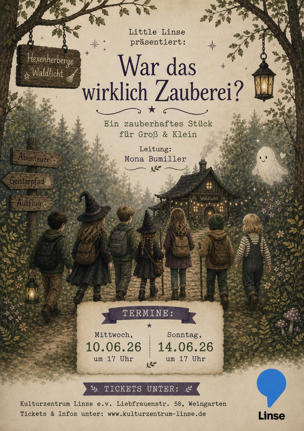 Veranstaltungskalender- Little Linse: War das wirklich Zauberei ...